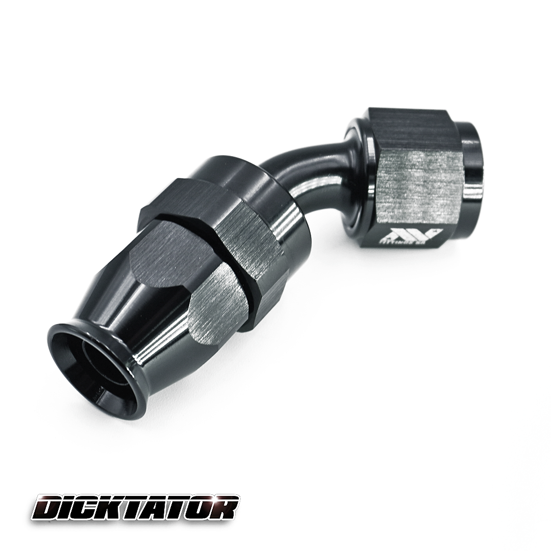Hose End Fittings – 45 Degree – Dicktator
